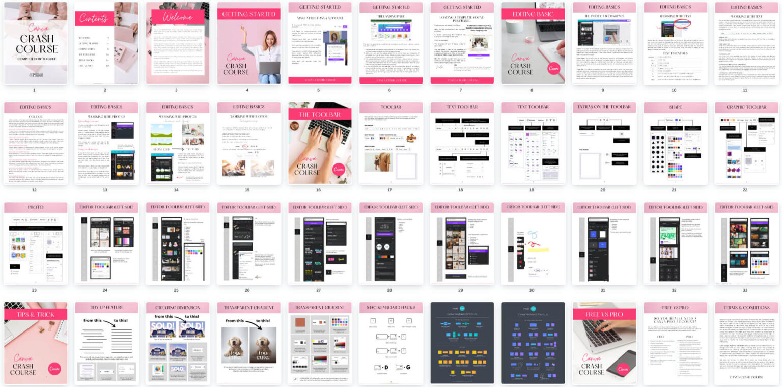 Canva Crash Course Ebook FREE - startbuildlaunch.com